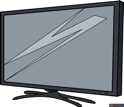 Television Drawing Easy With Pencil