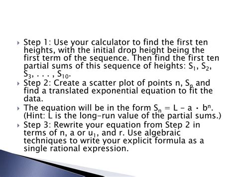 Ppt Partial Sums For Geometric Series Powerpoint Presentation Free