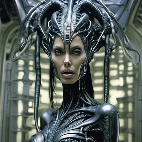 Alien Giger Angelina Jolie 001 By Mondohneerde On Deviantart
