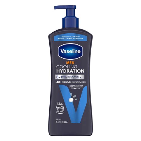 Vaseline Men Cooling Hydration Lotion 600ml