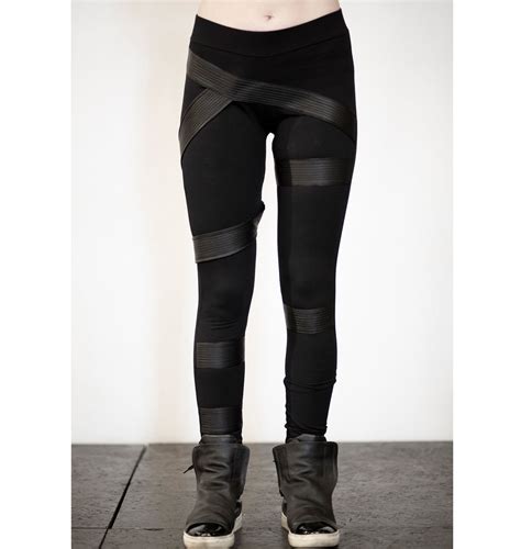 Drumcode Leggings Black Leggings Street Fashion Women Clothing Black