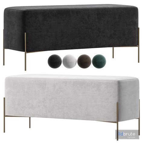 Etta Avenue Ivor Upholstered Bench By Etta Avenue 3d Model Buy Download