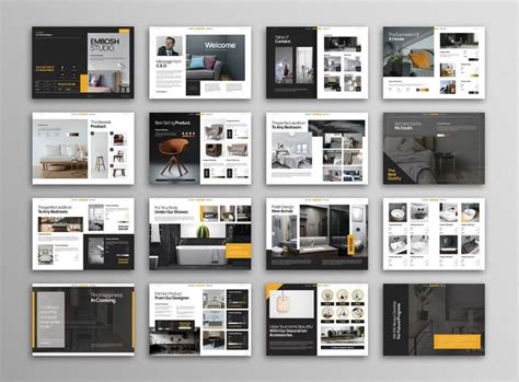 Interior Product Catalogue Template Indesign Catalogue Design