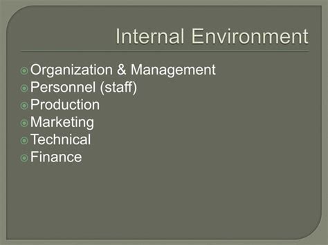 External Environmental Analysis Pptx Environmental Services