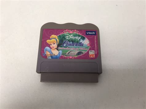 Disney Princess Cinderella Vtech Vsmile Game Cartridge