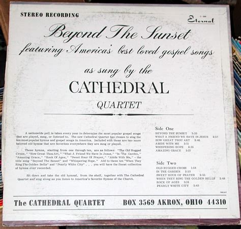 Cathedrals Cathedral Quartet Southern Gospel Music