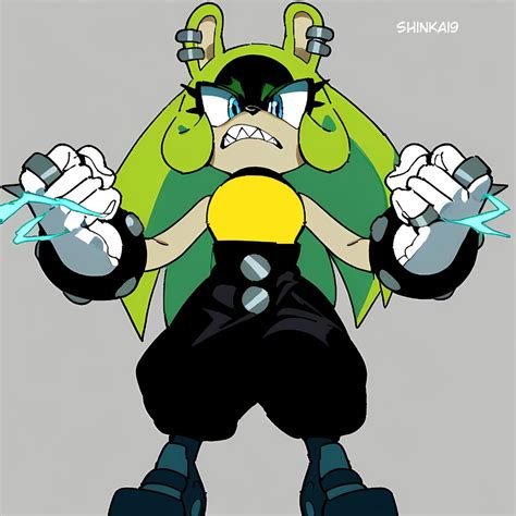 Surge The Tenrec 2 0 Sonic Fan Characters Hedgehog Art Sonic Fan Art