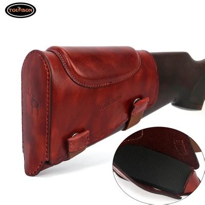 Tourbon Real Leather Cheek Piece Rest Comb Riser Rifle Shotgun