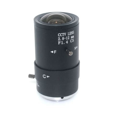 28 12mm Lens Cs Mount Varifocal Manual Iris Cctv Grandado