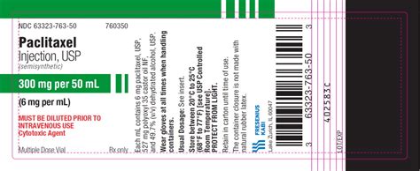 Paclitaxel Package Insert Prescribing Information