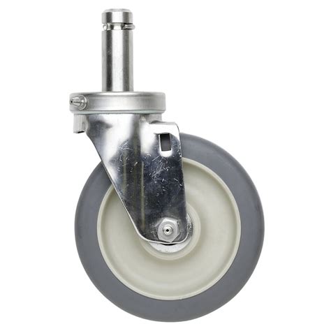 Metro 5mpxgsa Metromax 5 Stainless Steel Swivel Stem Caster