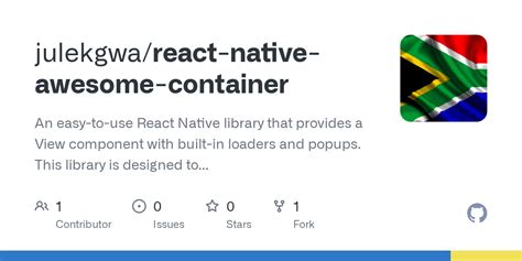 Github Julekgwareact Native Awesome Container An Easy To Use React Native Library That