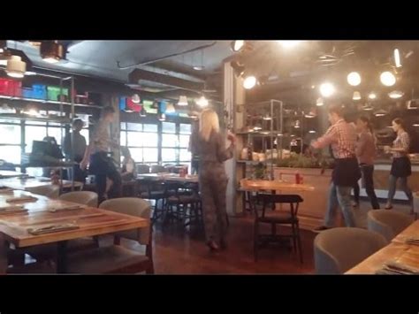 Flash Mob In Restaurant Youtube