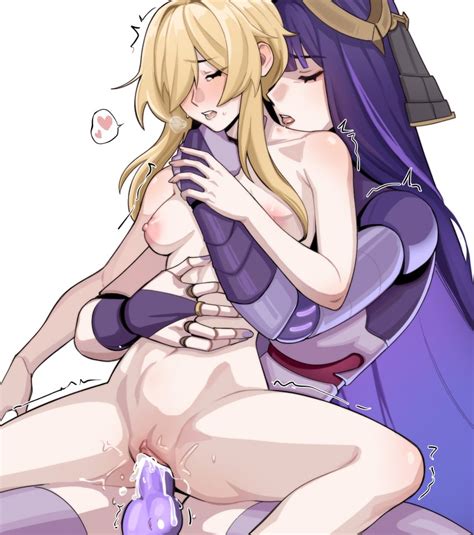 Rule 34 2girls Breasts Female Female Only Fishemoji Genshin Impact