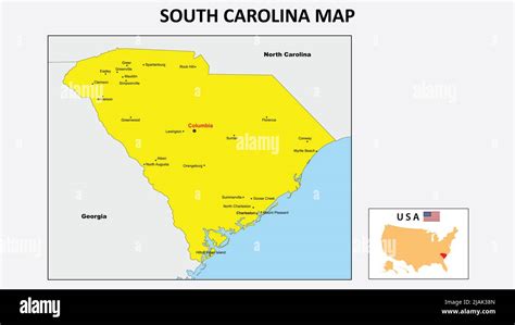 Mapa De Colonias De Carolina Del Sur