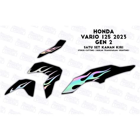 Jual Stiker Api Honda Vario Gen 2 125150 Satu Seat Depan Belkang