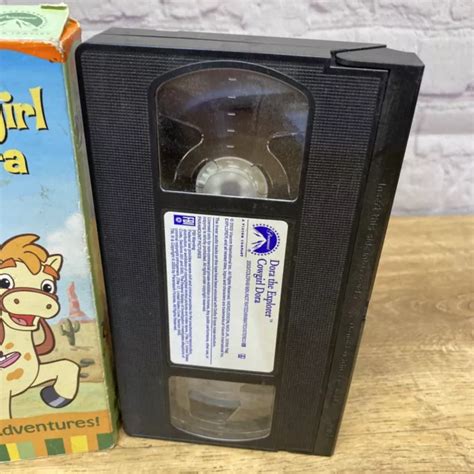 Nick Jr Dora The Explorer Cowgirl Dora Vhs Video Tape 2 Wild West