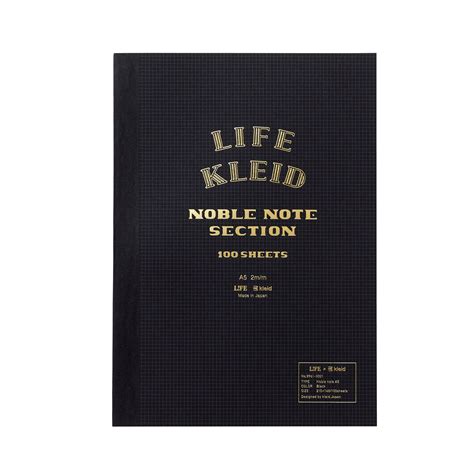 Life × Kleid Noble Note A5│kleid（クレイド）ステーショナリーブランド