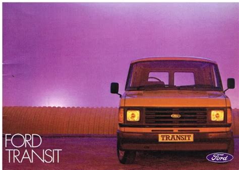 Ford Transit Mk2 Van Mini Bus Chassis Cab Original 1983 Factory Sales Brochure £2999 Picclick Uk