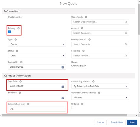 Salesforce Cpq Creating Contract And Renewal Opportunity Milo Massimo
