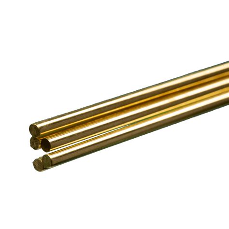 36 Round Brass Rod 116 To 38 Od Kands Precision Metals Usa Made