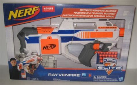 Nib Nerf Rayvenfire Motorized Rapid Fire Blaster Toy India Ubuy