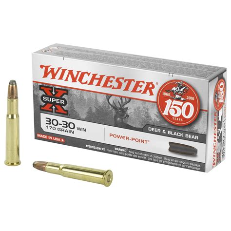 Winchester Ammunition Super X 30 30 170 Grain Power Point 20 Round