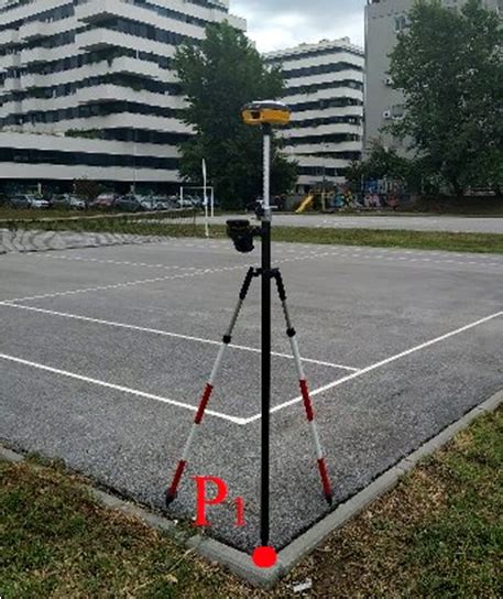 Measurements In The Test Polygon Static Gnss Mode Point P 2 Of The