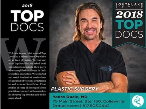 Dr Yadro Ducic Md Voted Top Plastic Surgeon