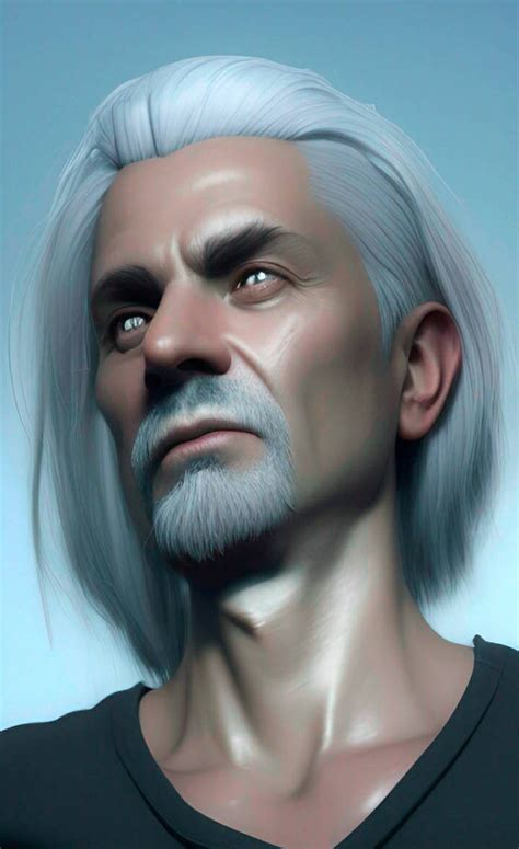 Gray Haired Man Hdr By Anunimouse96 On Deviantart