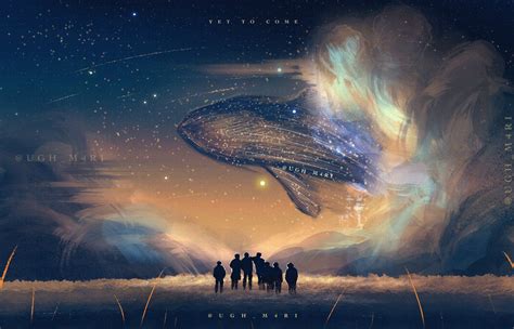 Whale Watching At Night Subtle Bts Wallpaper Desktop
