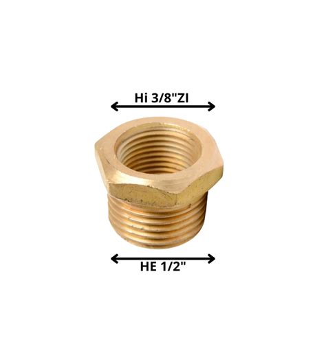 Bushing Bronce He Hi 12x38 Hilo Izquierdo Para Socodimacl