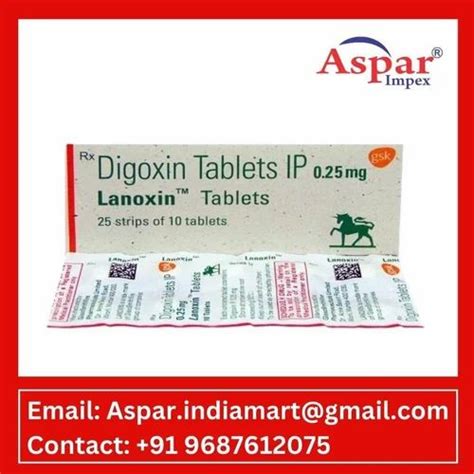 Digoxin Tablet At ₹ 12strip Cardiovascular Drug In Surat Id