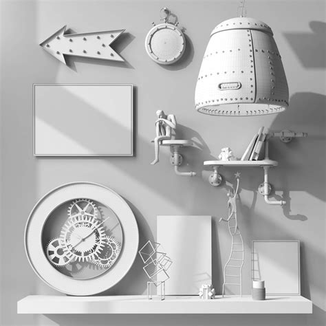 Decorative Set 0078 Download The 3d Model 10957