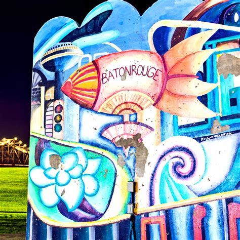 Baton Rouge Blimp Mural