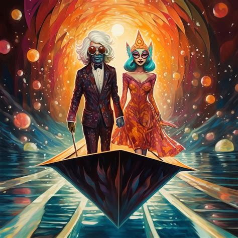 Premium Ai Image Journeying Through The Transitive Nightfall Of