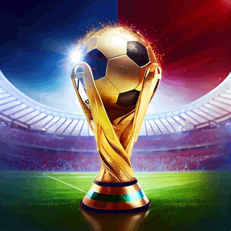Trofeo De La Copa Mundial De Fútbol Foto Premium