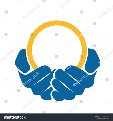 Hand Save Creative Concept Logo Design Stock Vector Royalty Free 2190475279 Shutterstock