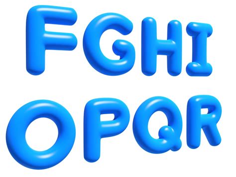 Lowercase Bubble Letters