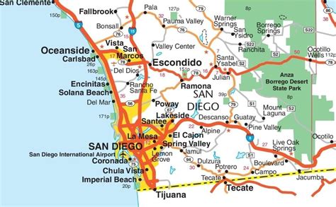 Map Of San Diego