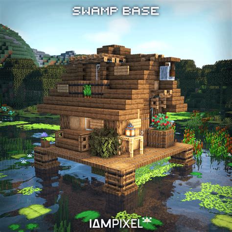 15 Minecraft Swamp House Ideas Cute Minecraft Houses Minecraft Plans