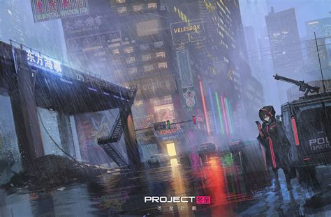 4k Cyberpunk Anime Girl Wallpapers Wallpaper Cave