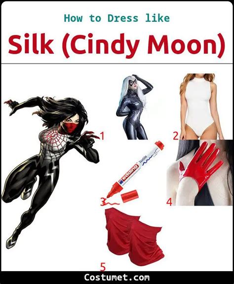 Silk Cindy Moons Costume From The Amazing Spider Man For Halloween
