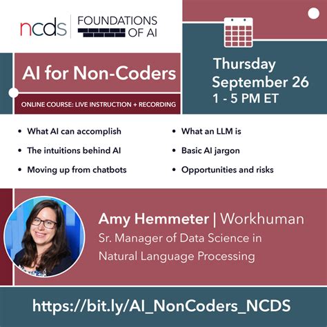 Foundations Of Ai Ai For Non Coders The National Consortium For Data Science