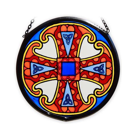Canterbury Cross Glass Roundel Canterbury Cathedral
