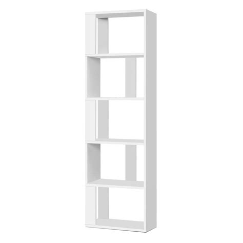 Artiss Bookshelf 5 Tiers Lina White