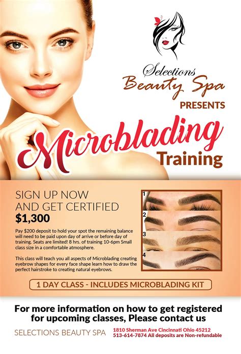 Current Classes And Certificate Programs Selections Beauty Spa