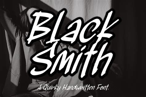 Шрифт Black Smith скачать и установить на Web сайт