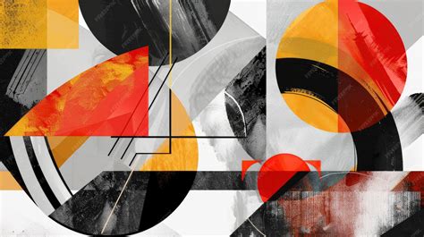 Formas Geométricas Abstractas Diseñar Una Obra De Arte Abstracta Utilizando Formas Geométricos Y