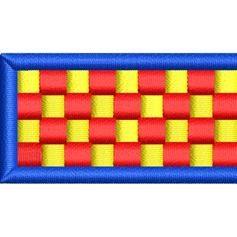 Checkered Border Embroidery Design